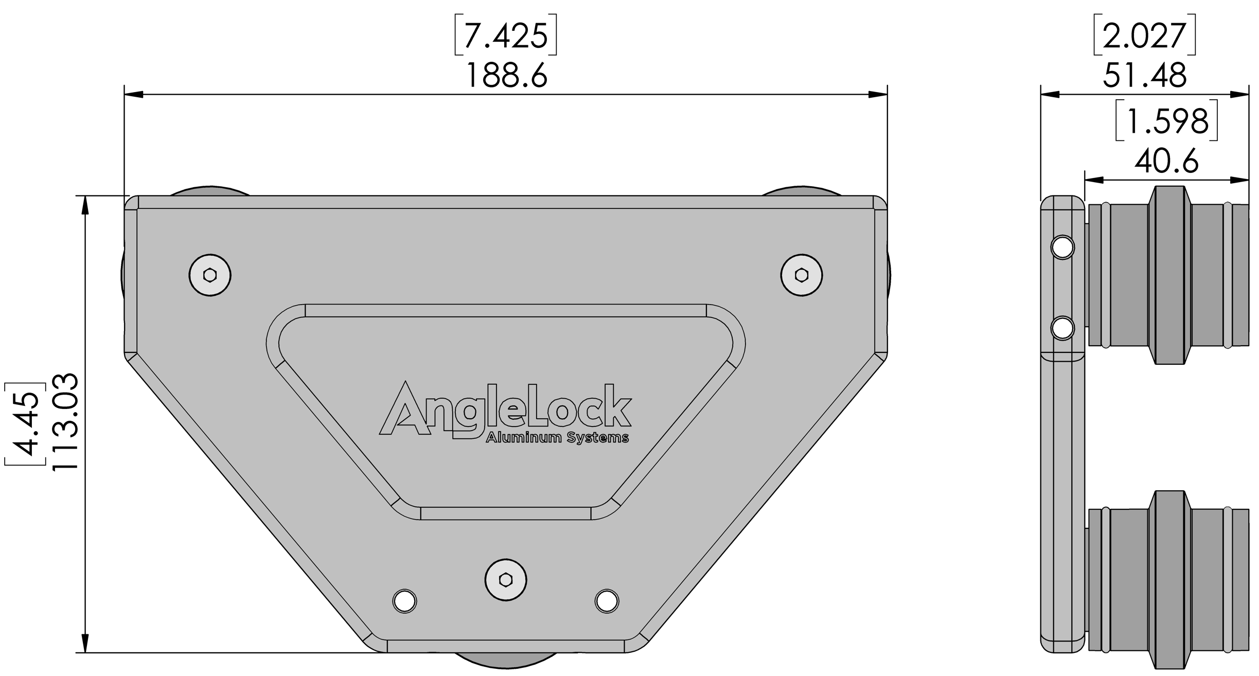 40X40 SD Roller Carriage Kit, Outside Mount